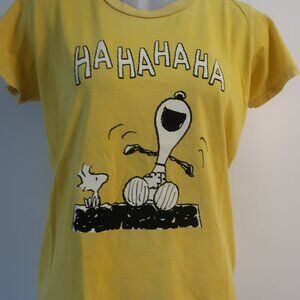 freecity | Tops | Nwt Womens Free City Nature Love Yellow Black Snoopy ...